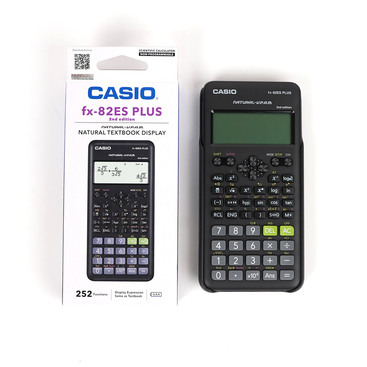 Casio fx-82ES PLUS 2nd Edition – Non-Programmable Scientific Calculato ...