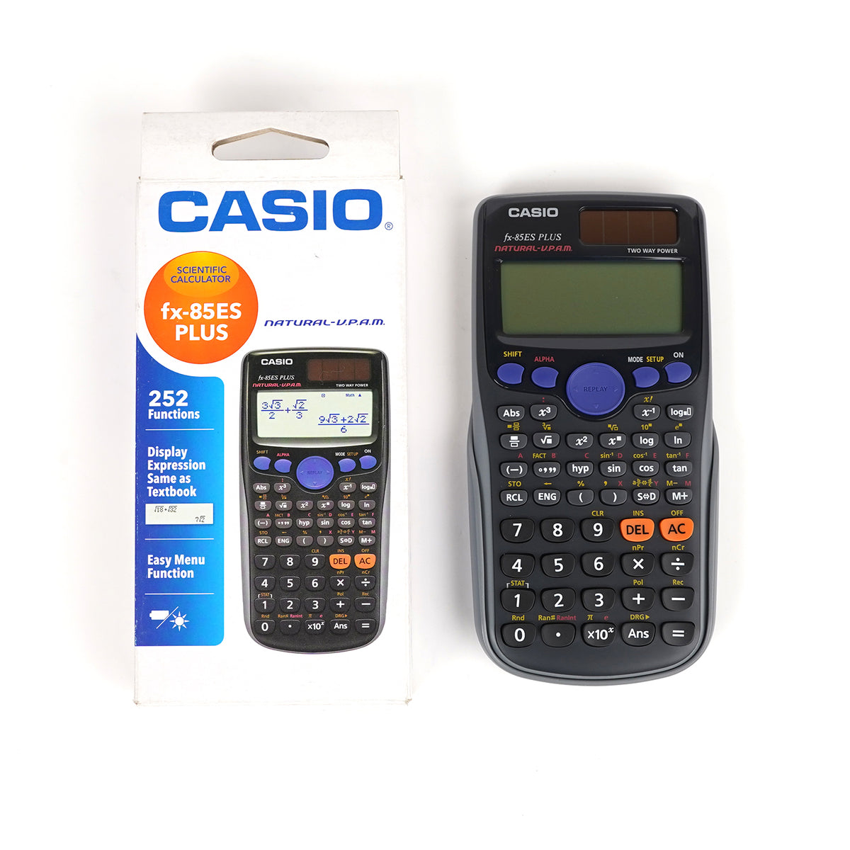 Casio fx-85ES PLUS 2nd Edition-FIRST COPY – Non-Programmable Scientifi — Azeem Books