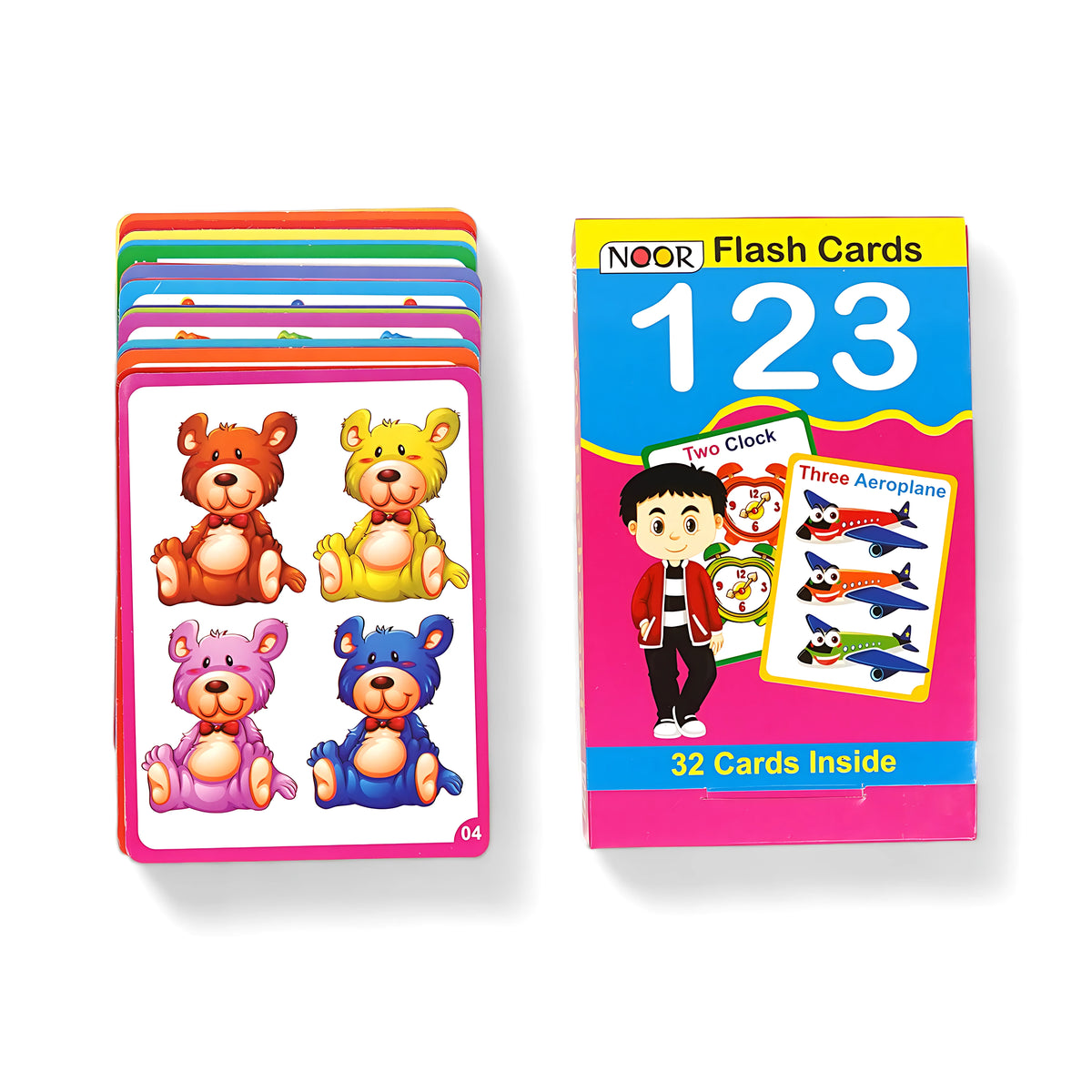 Noor 123 Flash Cards - Counting & Numbers Learning Pack for Kids ...