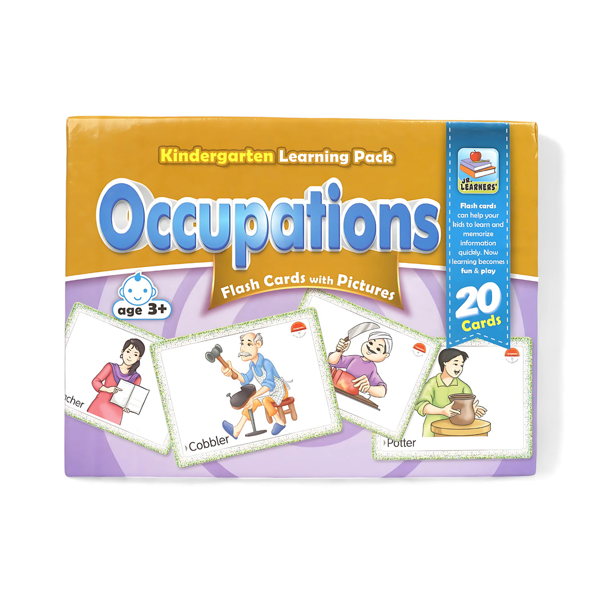 Occupations Flash Cards - Kindergarten Learning Pack for Kids — Azeem Books