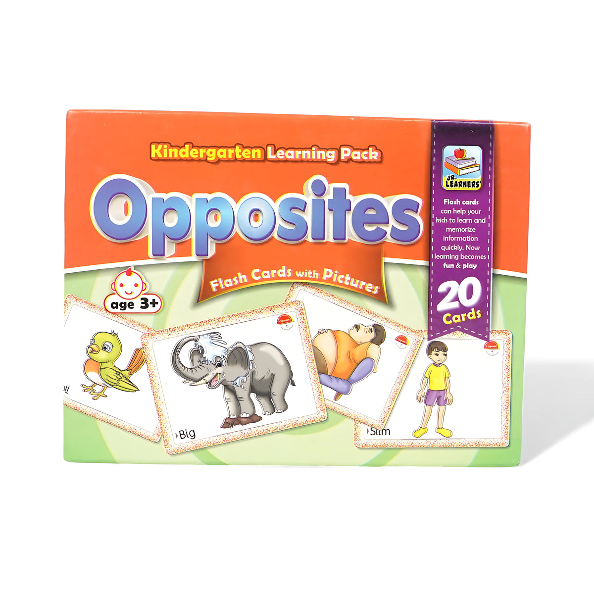 Opposites Flash Cards - Kindergarten Learning Pack for Kids — Azeem Books