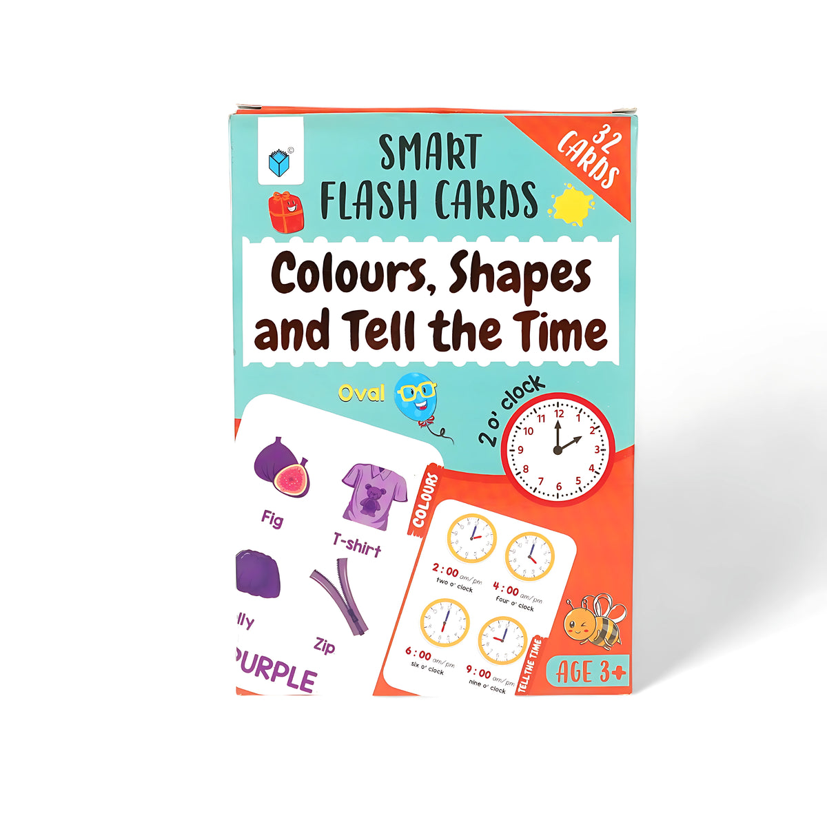 Smart Flash Cards - Colours, Shapes, and Tell the Time for Early Learn ...